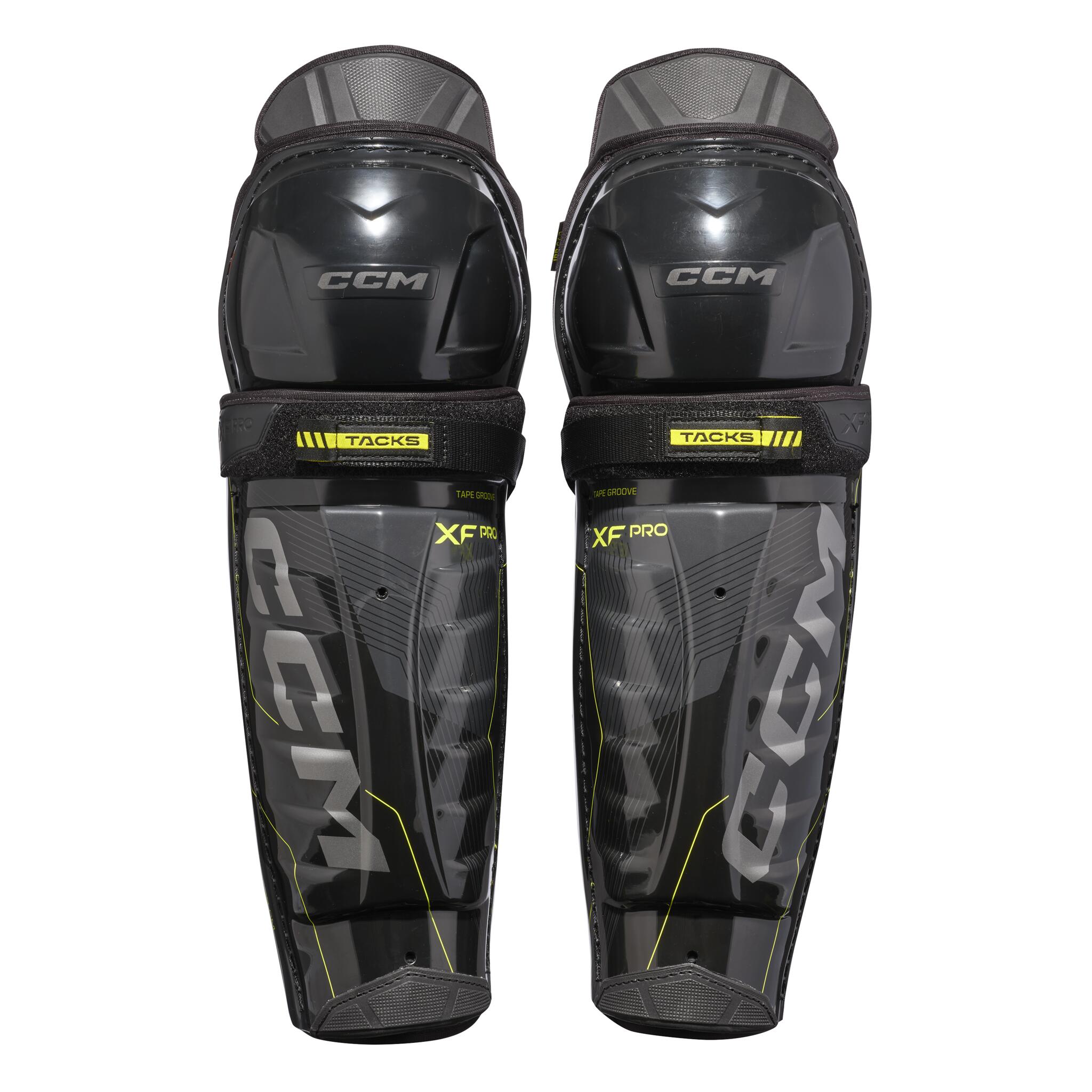 CCM Tacks XF Pro Junior Hockey Shin Guards (2024) | Source for Sports | Source for Hockey